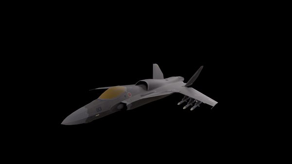 ASF-X Shinden II 3D - TurboSquid 1769311