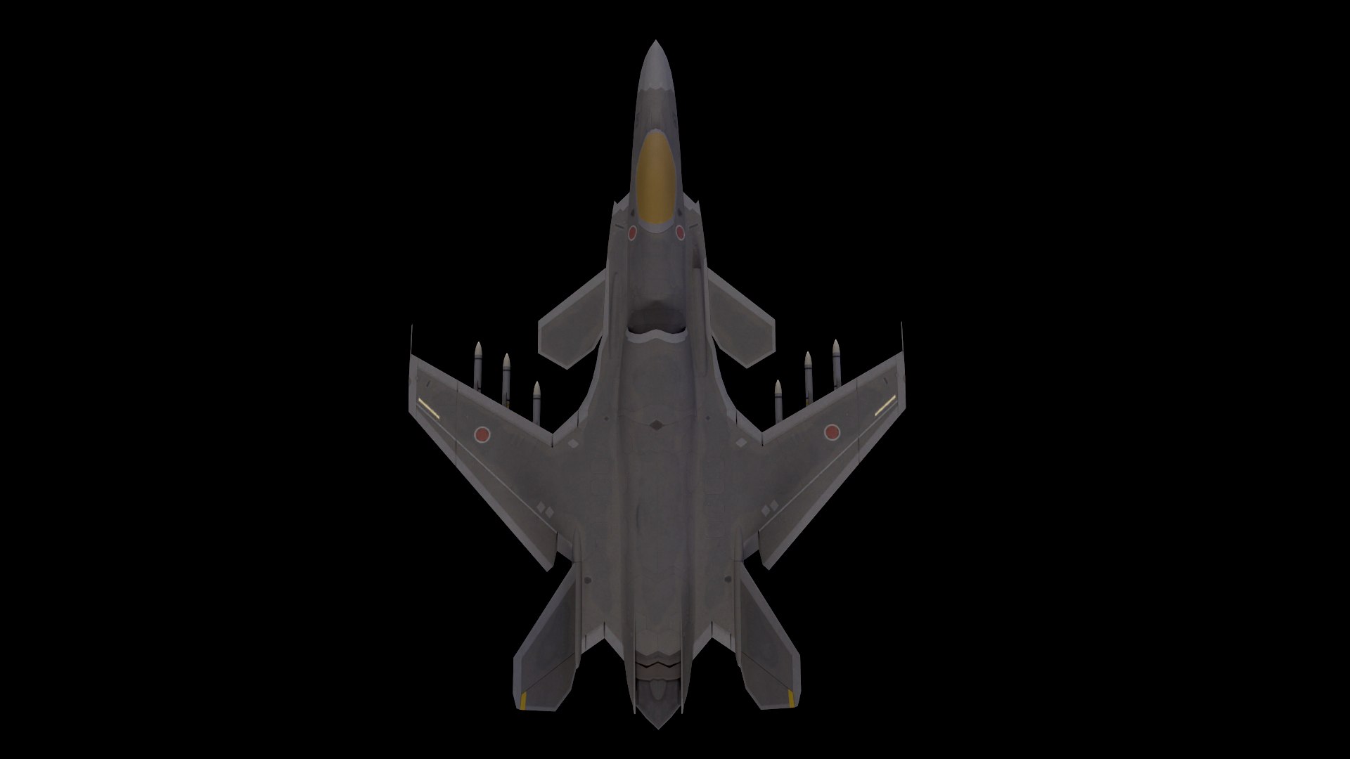 ASF-X Shinden II 3D - TurboSquid 1769311