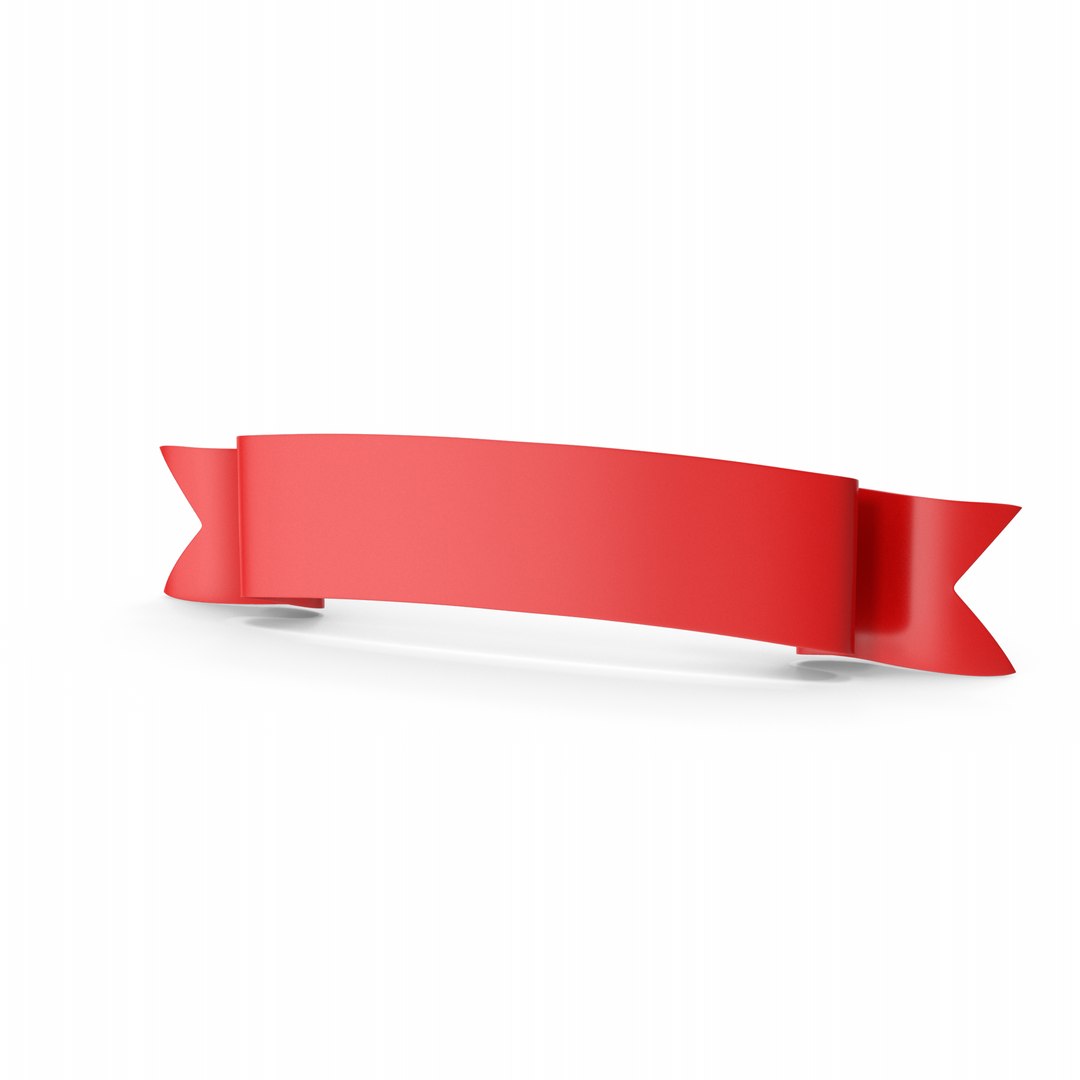 Red Banner 3D Model - TurboSquid 2035506