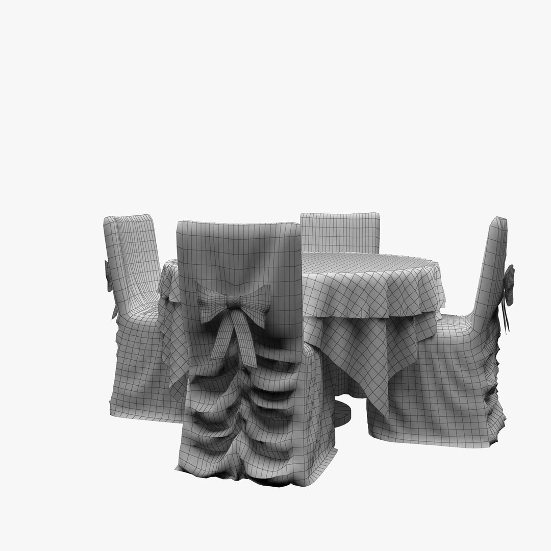 3d Restaurant Table Model