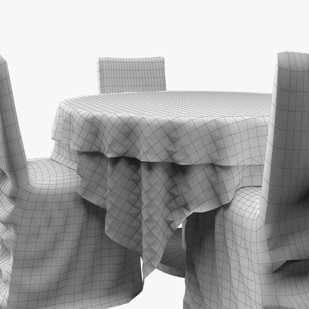 3d Restaurant Table Model