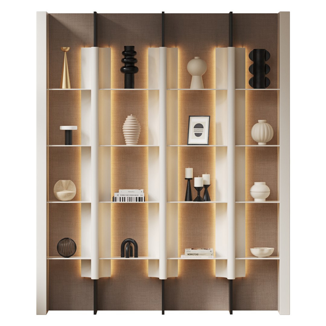 Decorative Shelf 002 3D Model - TurboSquid 2331643