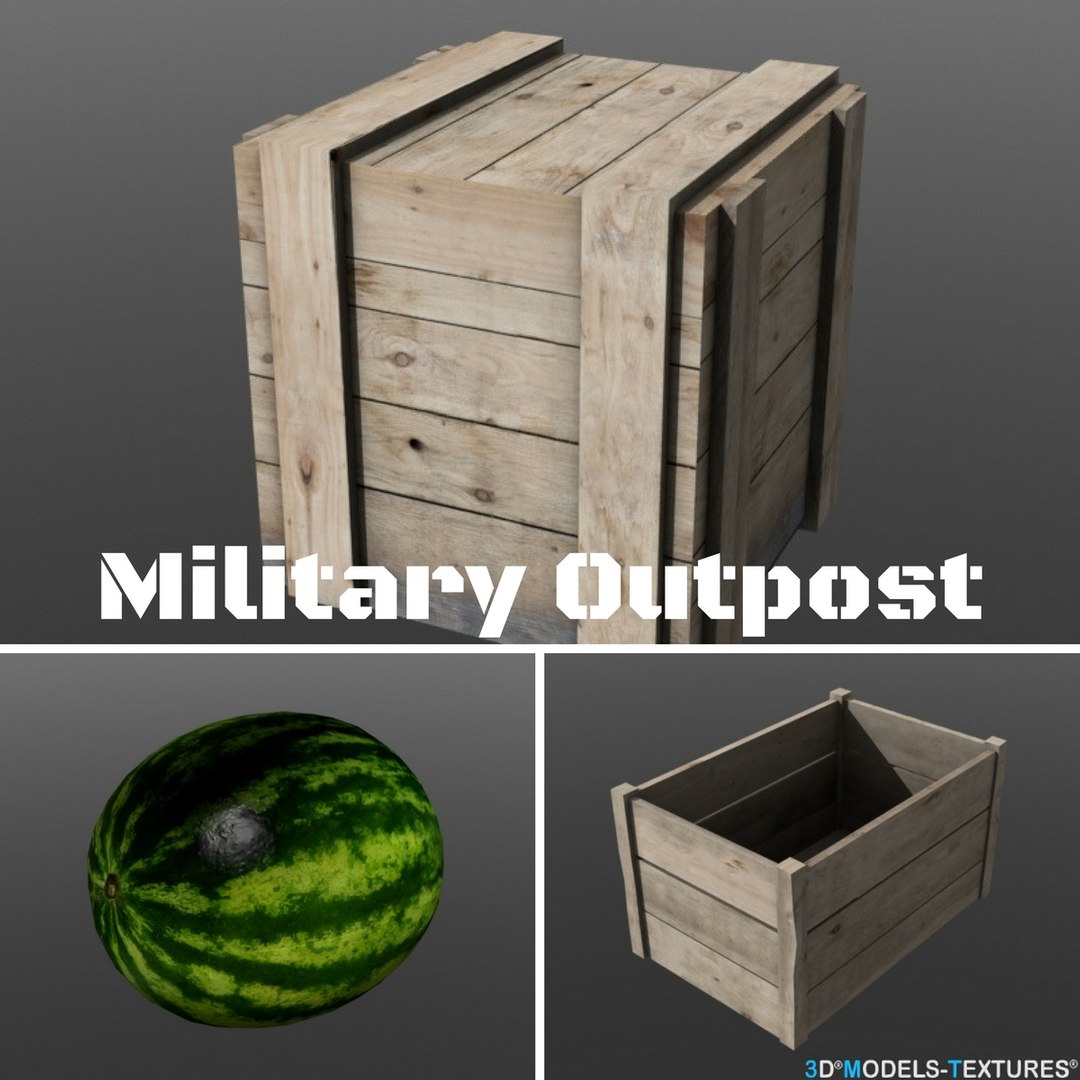 3D Model Military Outpost - TurboSquid 1215251