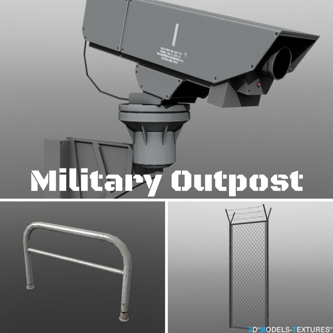 3D Model Military Outpost - TurboSquid 1215251