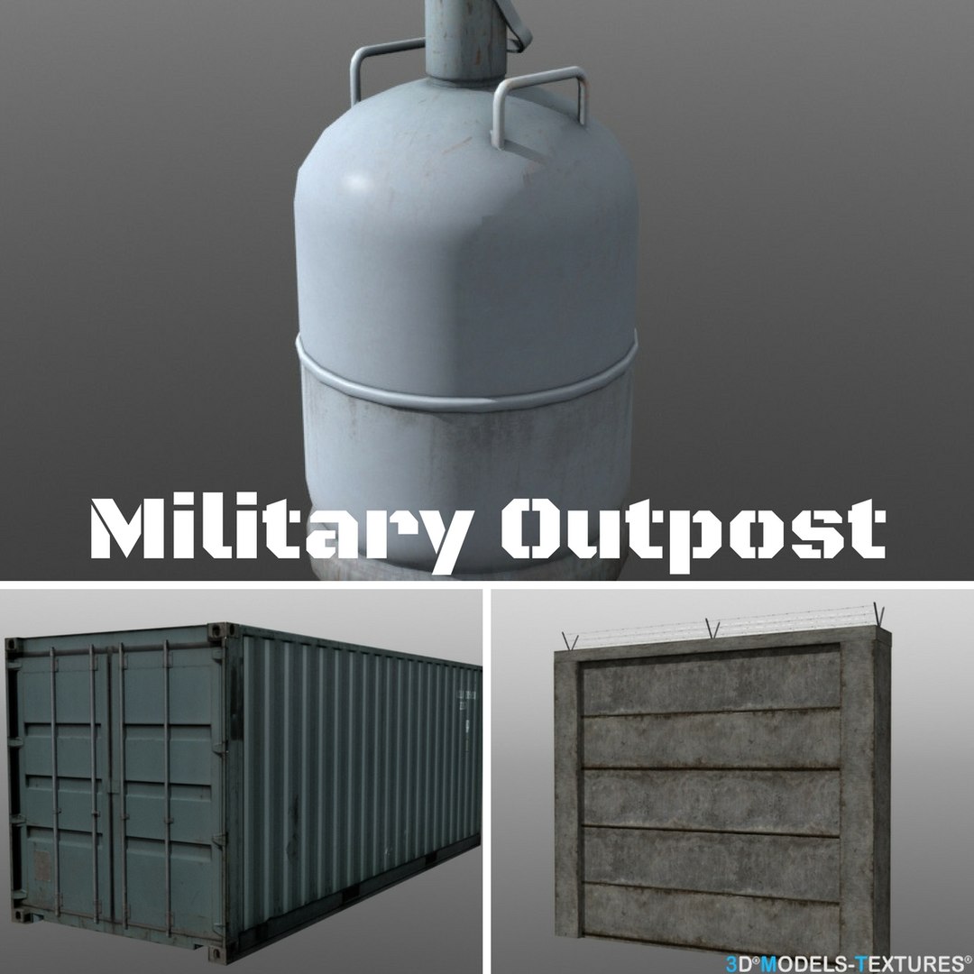 3D Model Military Outpost - TurboSquid 1215251
