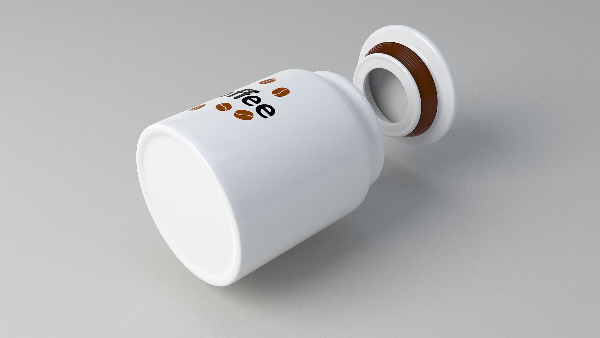 Coffee Jar 3D model - TurboSquid 2067096