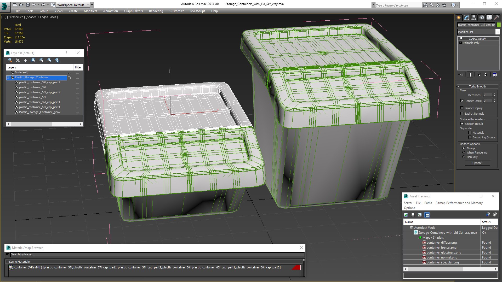 Storage Containers Lid Set 3D Model - TurboSquid 1511241