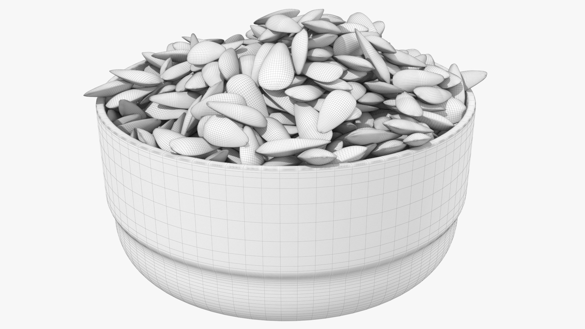 3D Model Sunflower Seed - TurboSquid 1537109