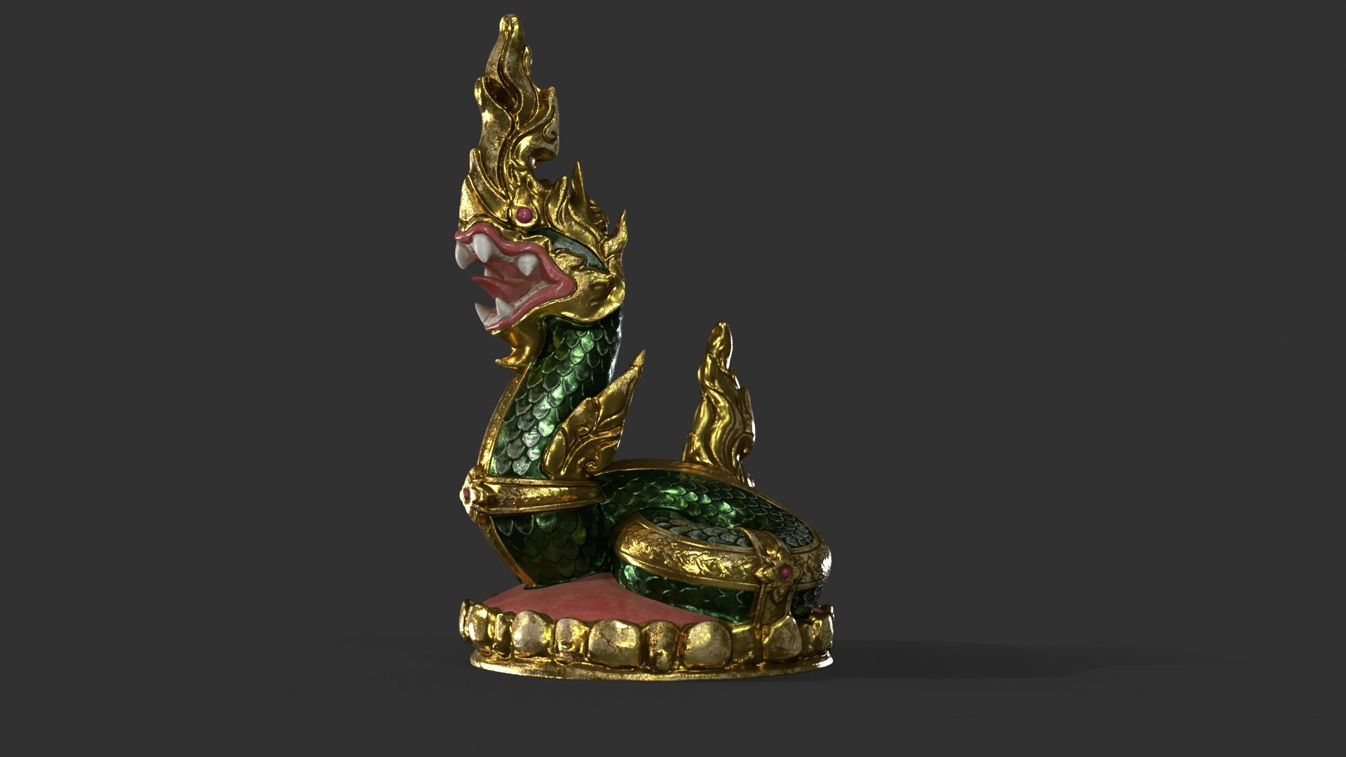 3D Asian Naga Sculptures - TurboSquid 2239901