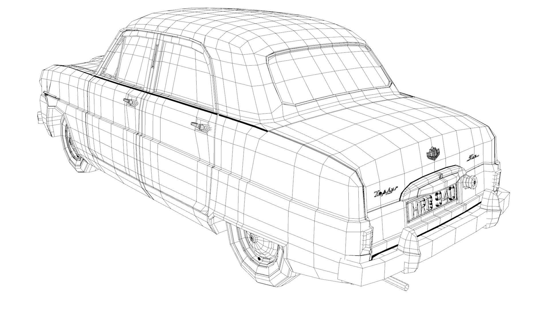 Ford Zephyr Six MkI Saloon 1953 3D - TurboSquid 1859174