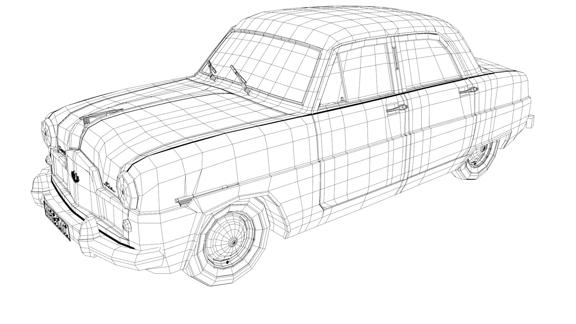 Ford Zephyr Six MkI Saloon 1953 3D - TurboSquid 1859174
