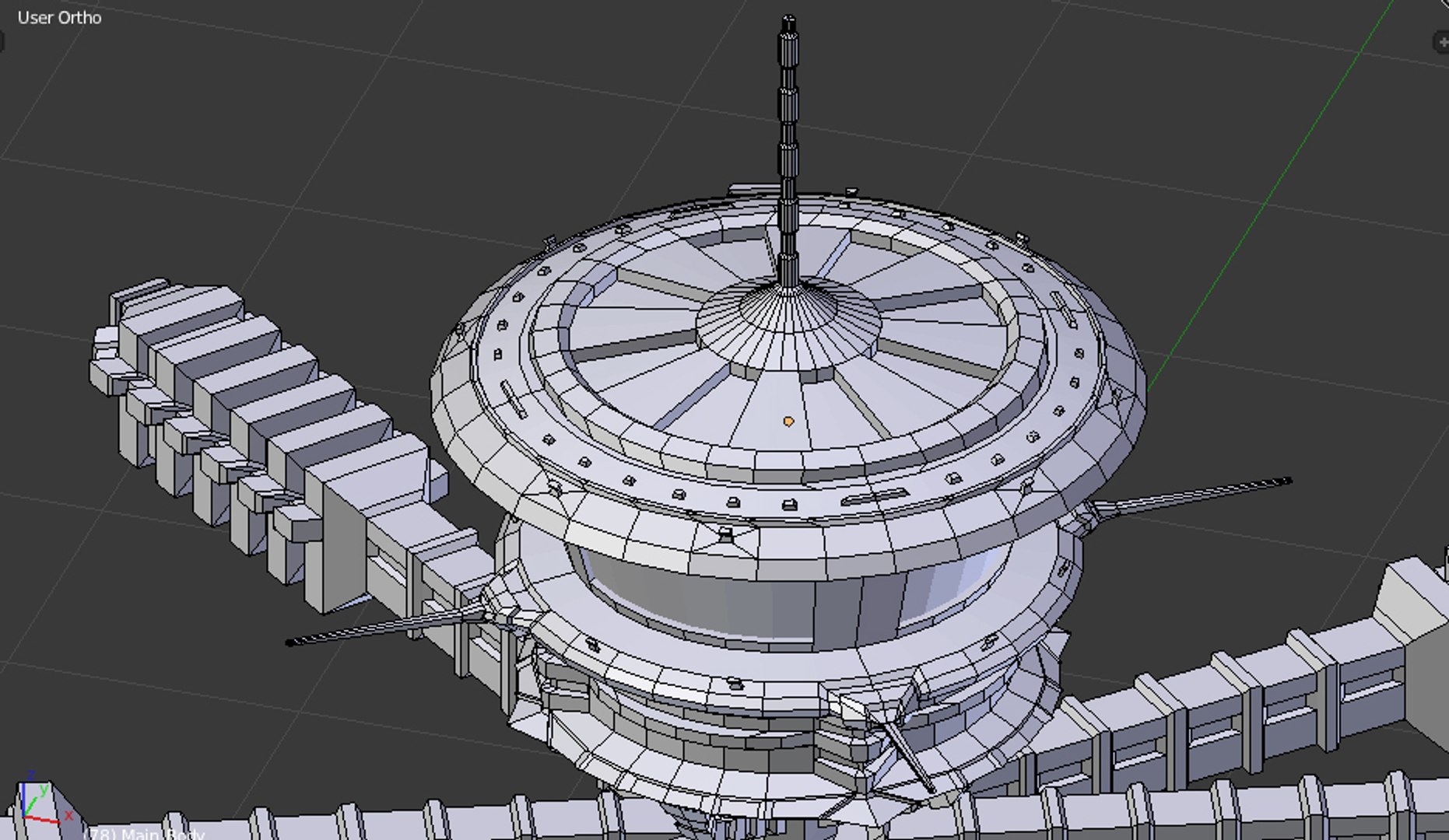 space station 3d model