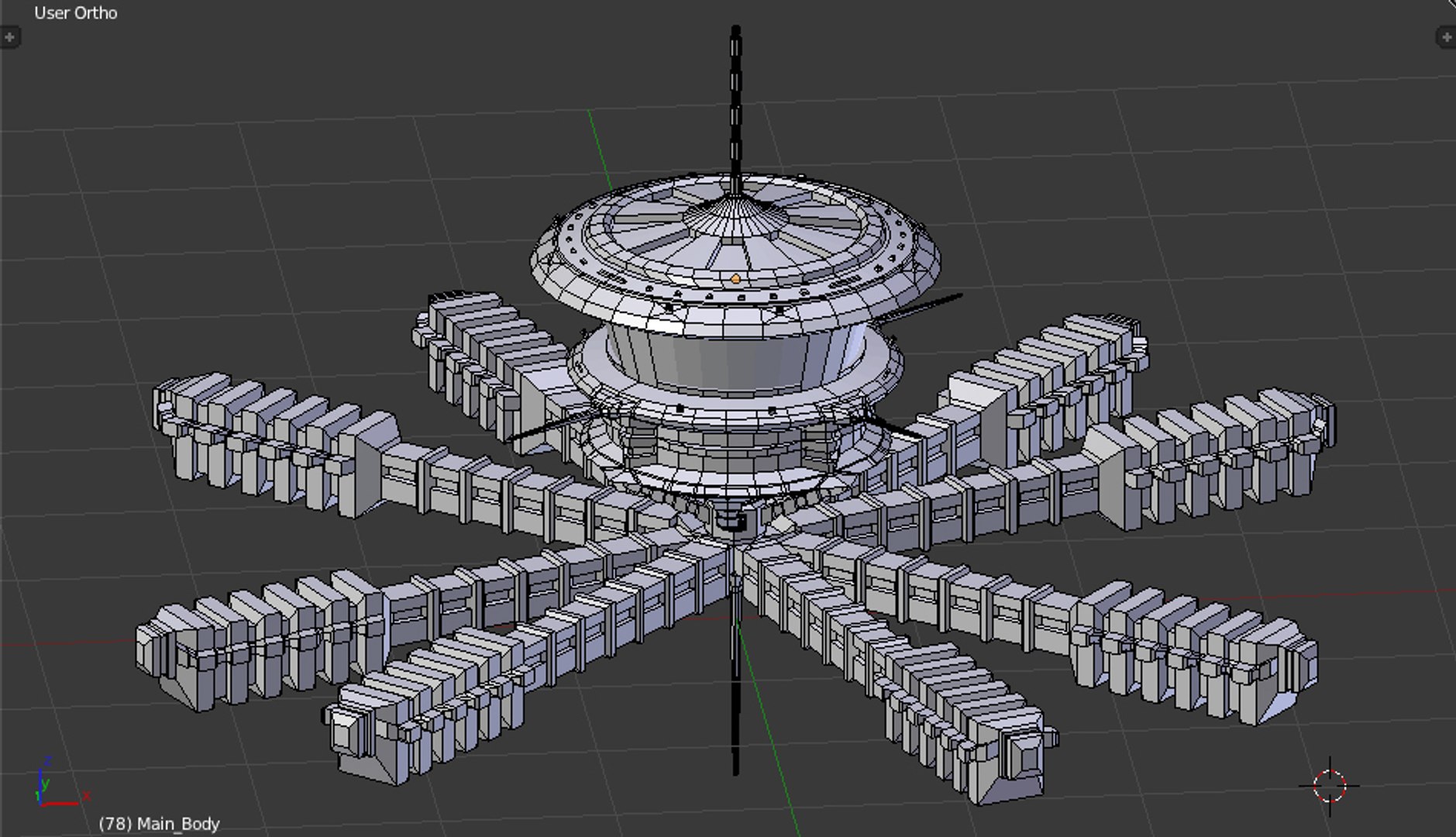space station 3d model