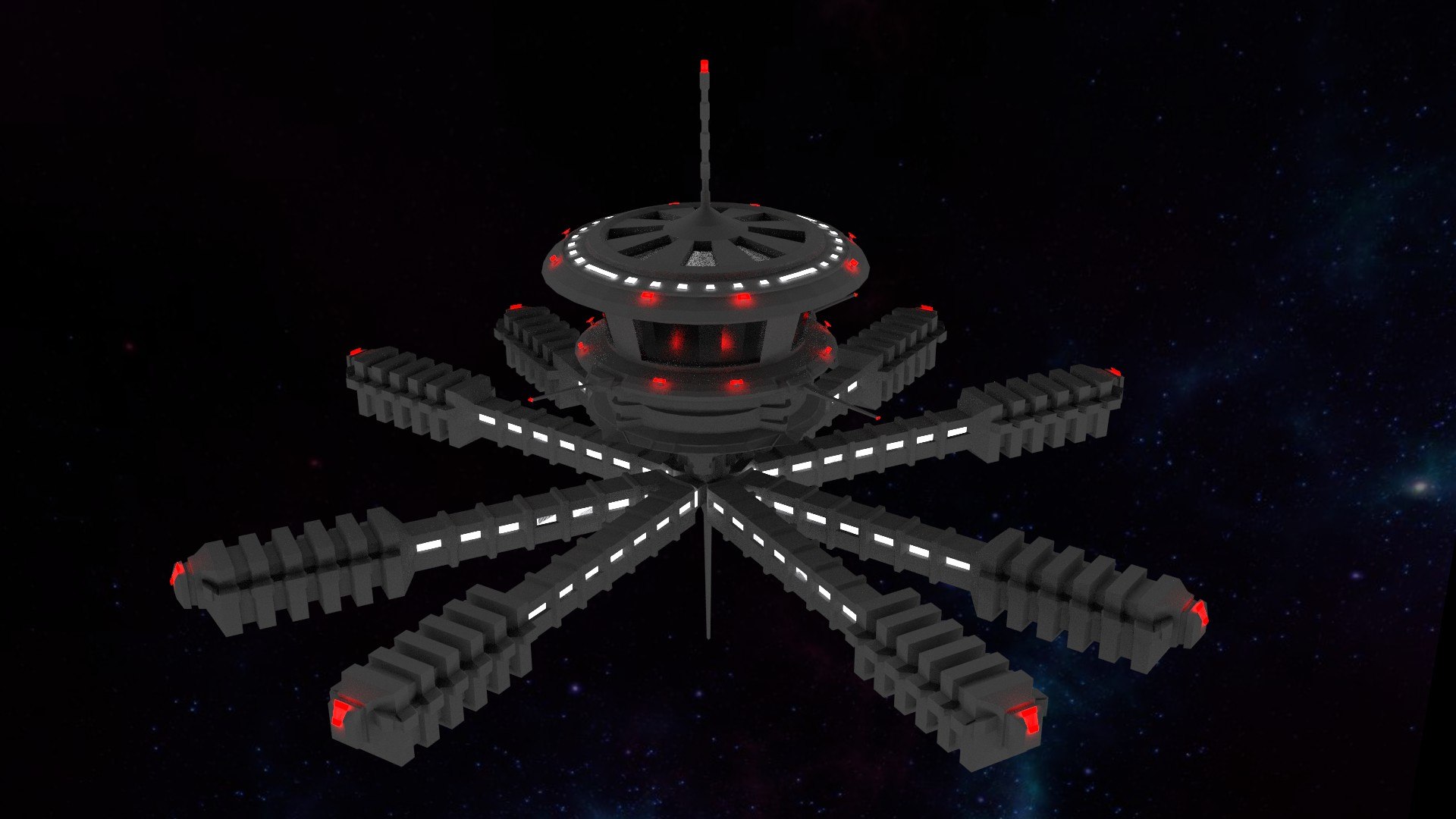 space station 3d model