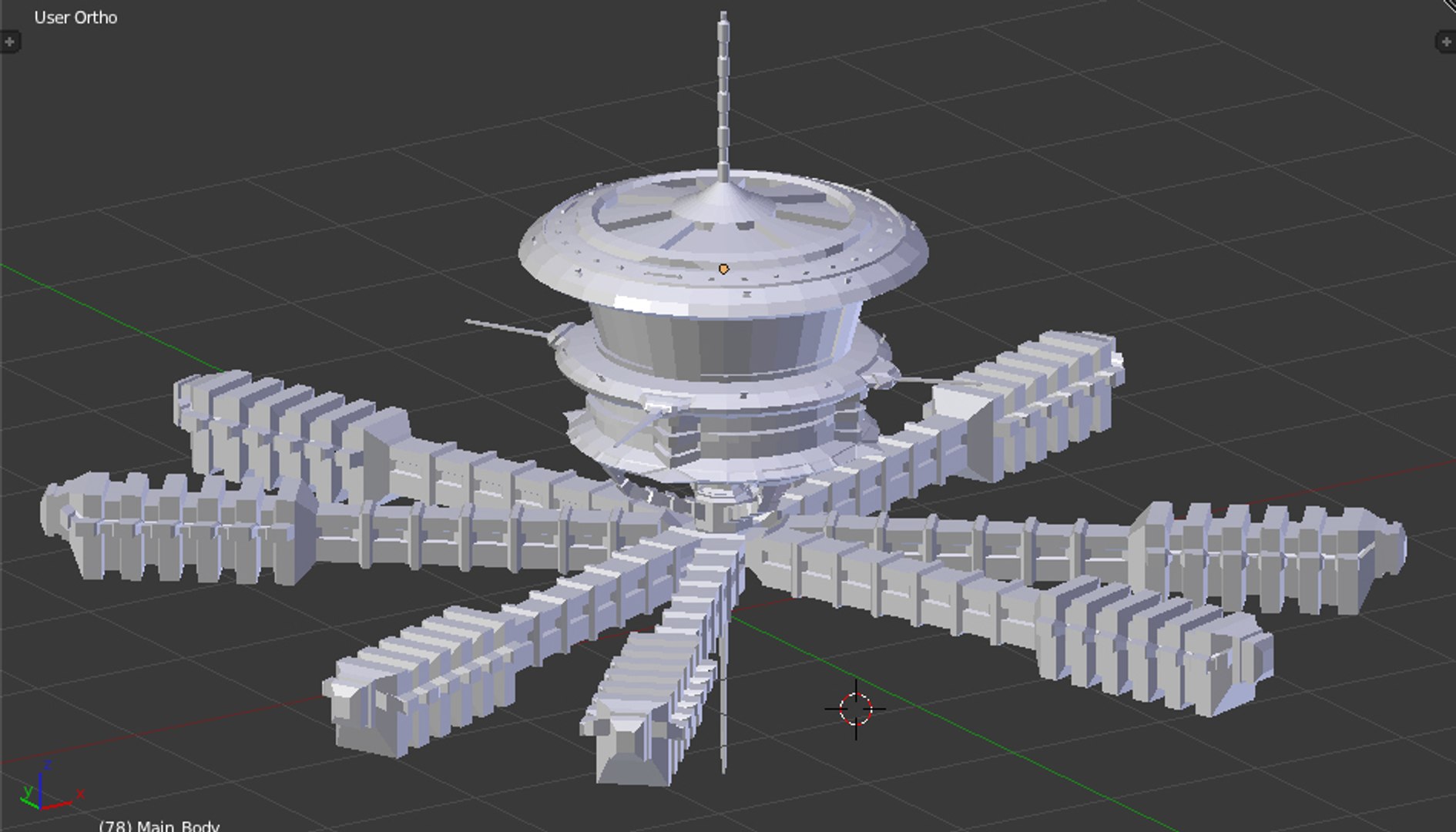 space station 3d model