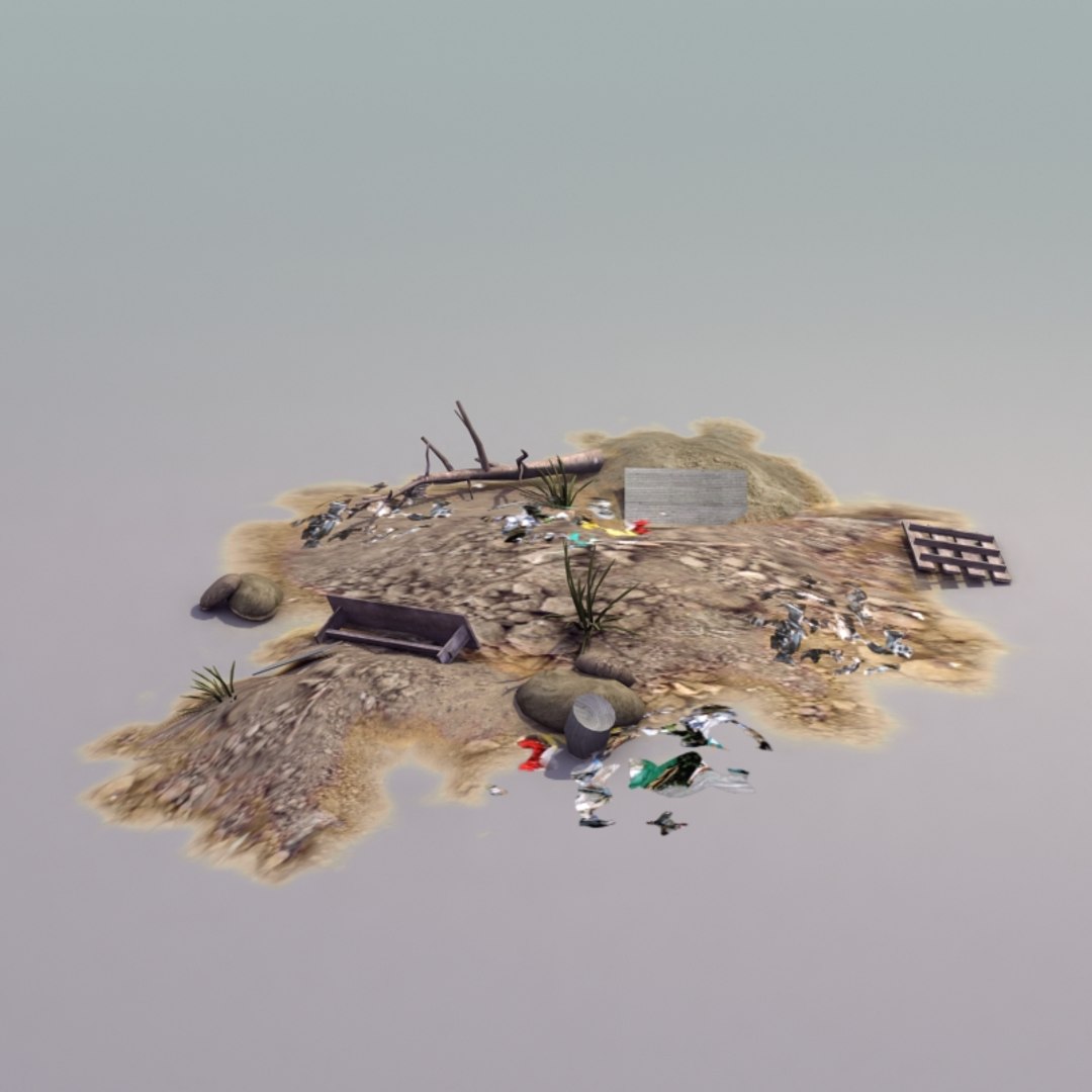 Pile Debris 3d Model