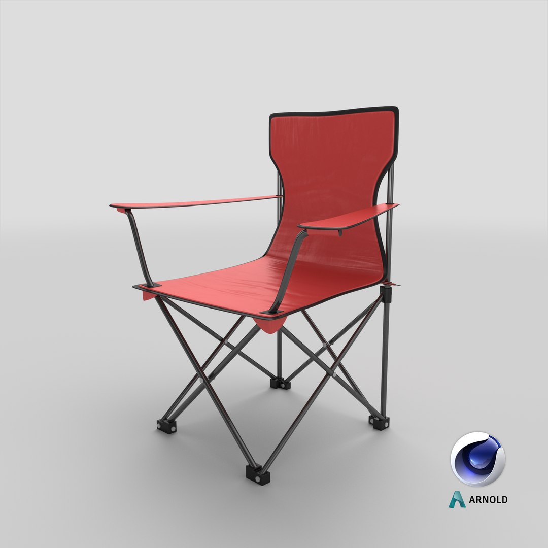 3D Folding Chair 04 model - TurboSquid 2119365