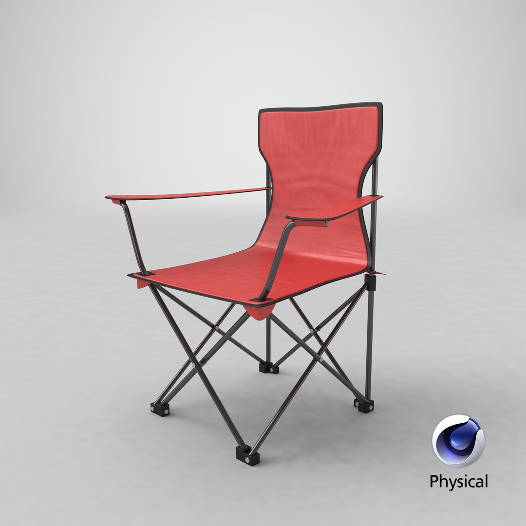 3D Folding Chair 04 model - TurboSquid 2119365