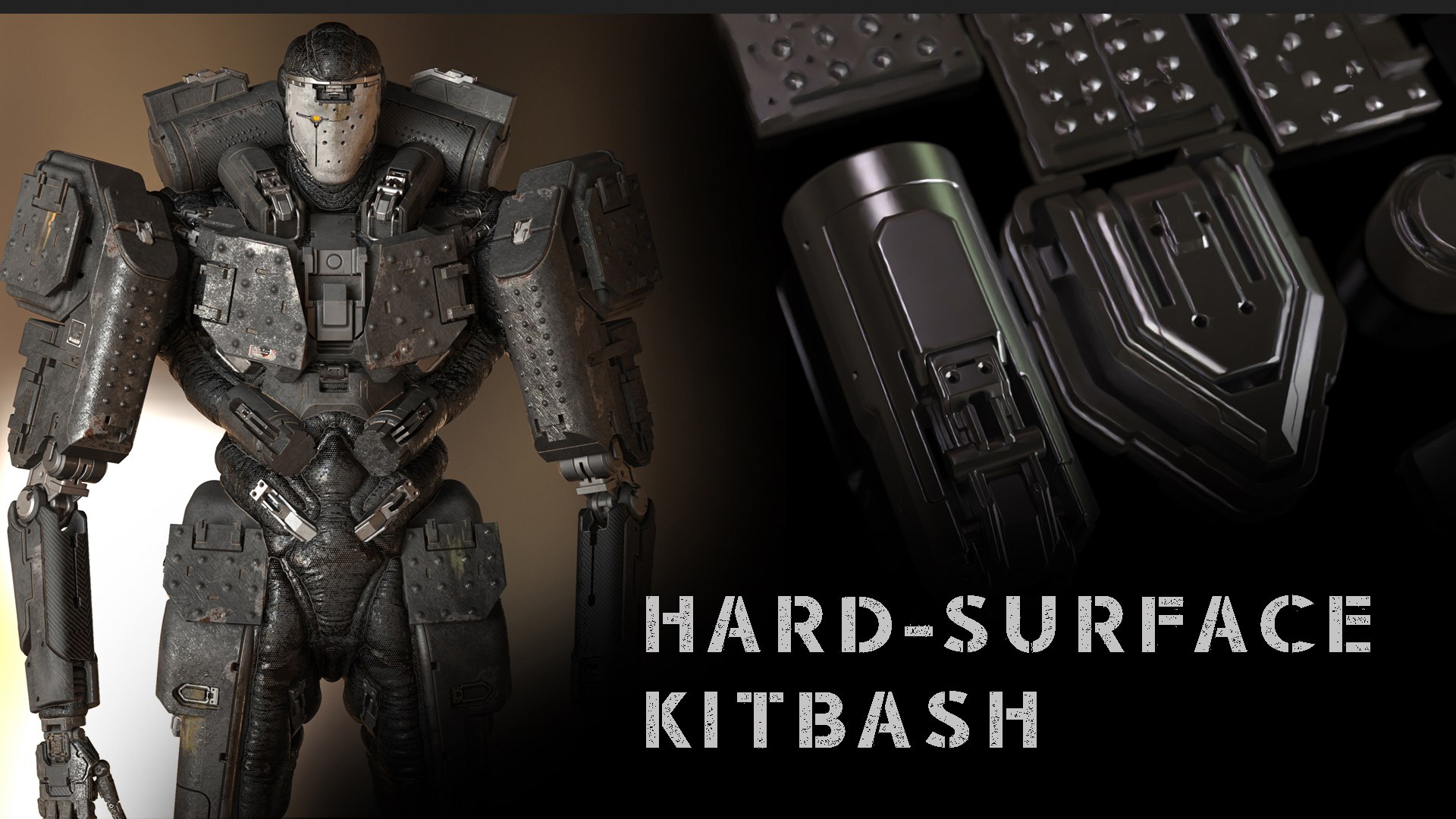 Hard Surface Kitbash 3D Model - TurboSquid 2433742
