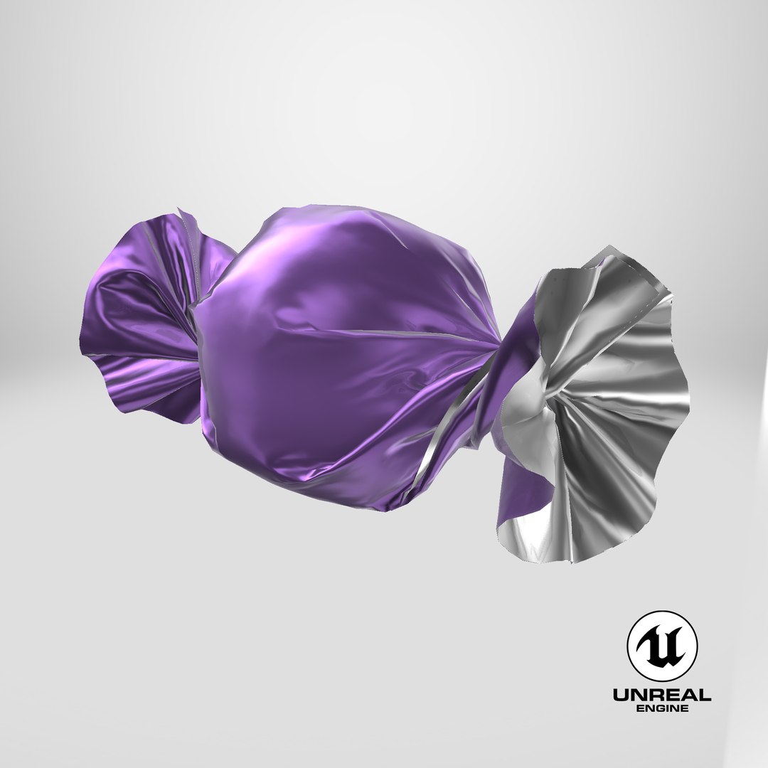 3D Collection Candy Wrappers 2 In 1 - TurboSquid 2343415