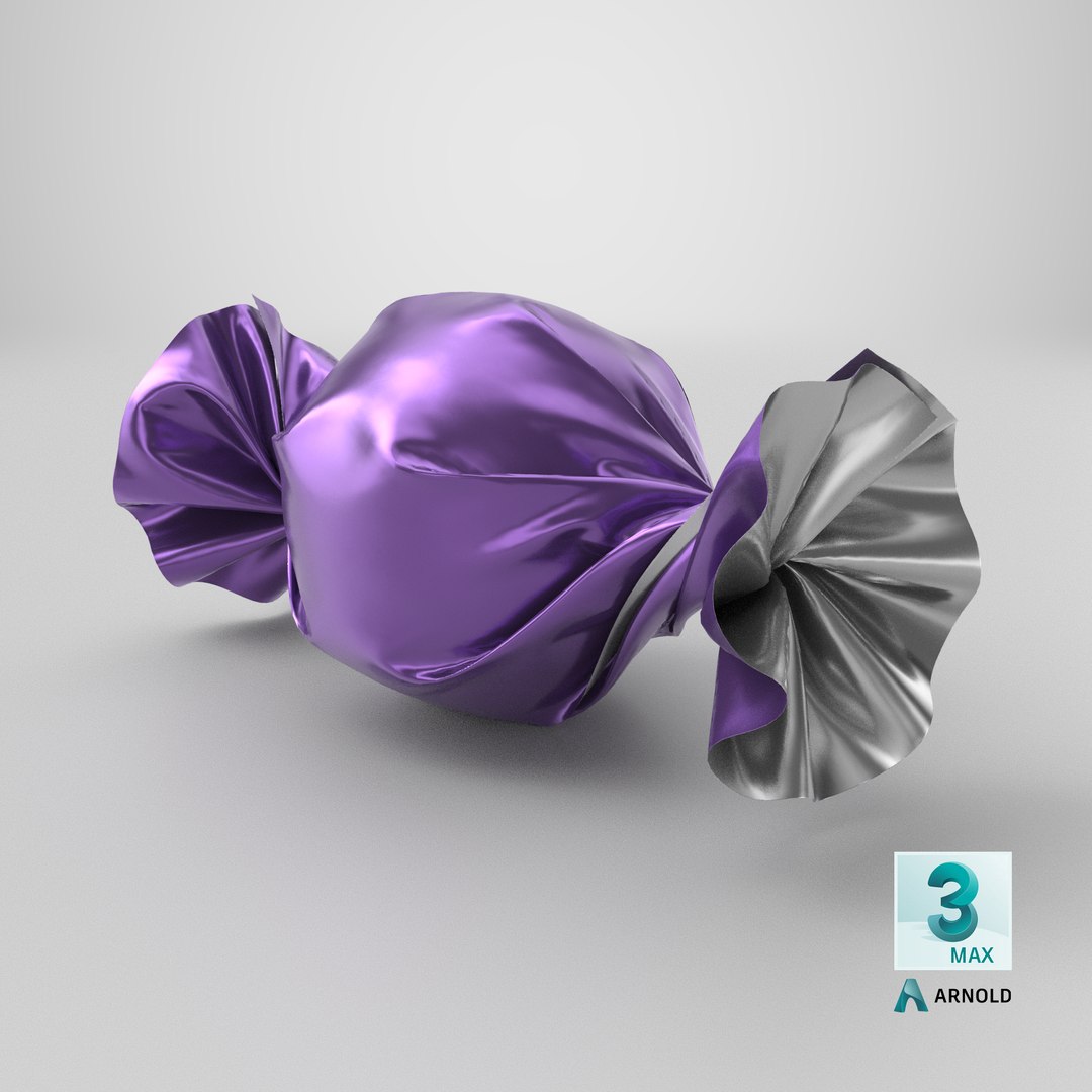3D Collection Candy Wrappers 2 In 1 - TurboSquid 2343415