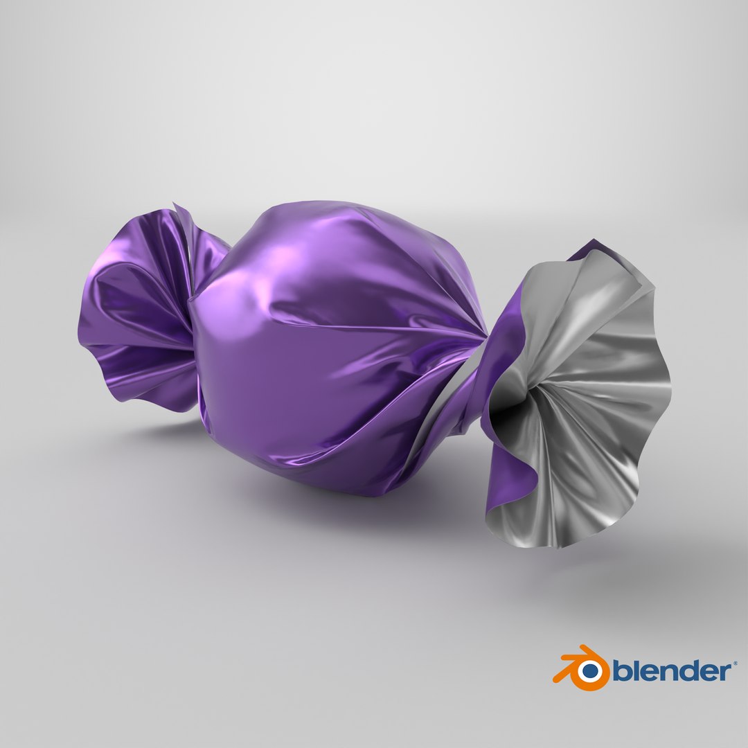 3D Collection Candy Wrappers 2 In 1 - TurboSquid 2343415