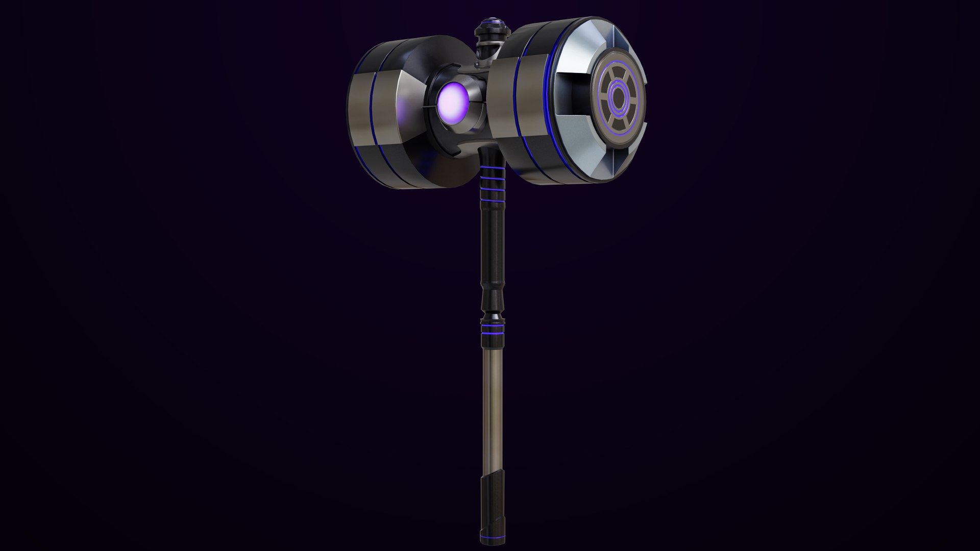 Sci Fi Battle Hammer 10 All PBR Unity UE Textures Included 3D ...