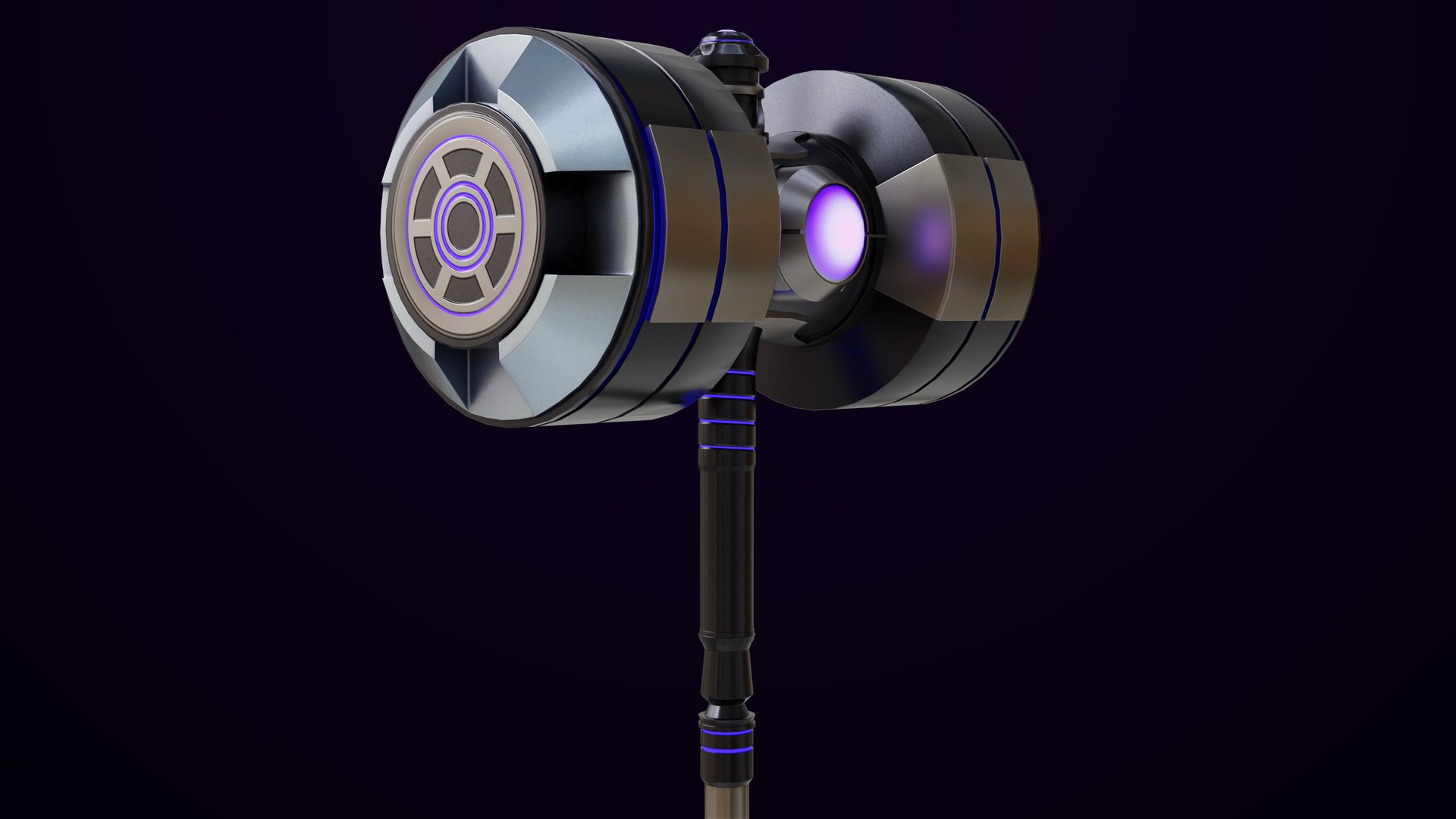 Sci Fi Battle Hammer 10 All PBR Unity UE Textures Included 3D ...