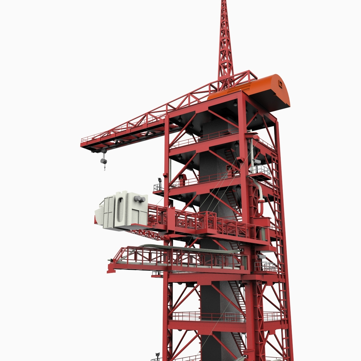 nasa crawler transporter saturn v 3d model