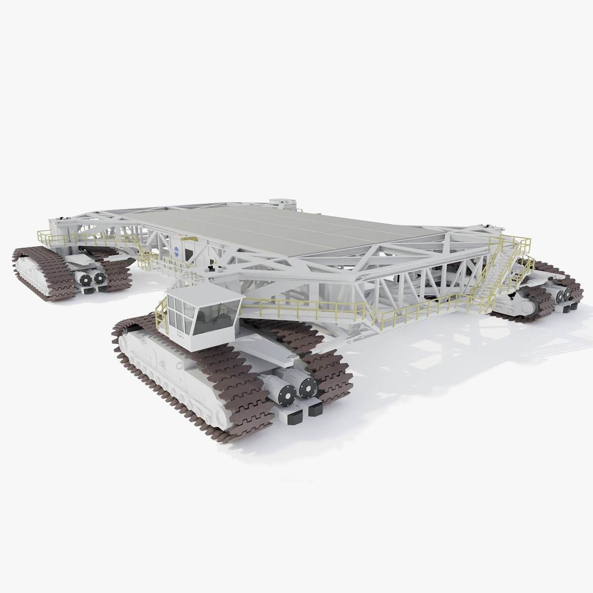 nasa crawler transporter saturn v 3d model