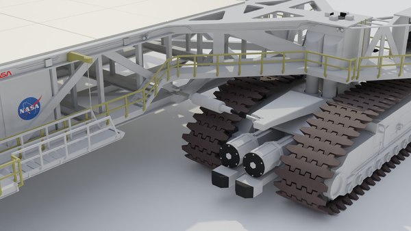 nasa crawler transporter saturn v 3d model