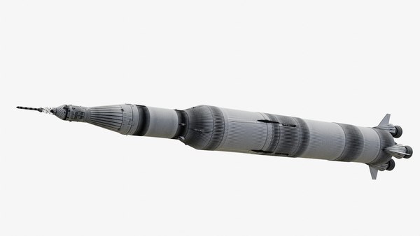 nasa crawler transporter saturn v 3d model