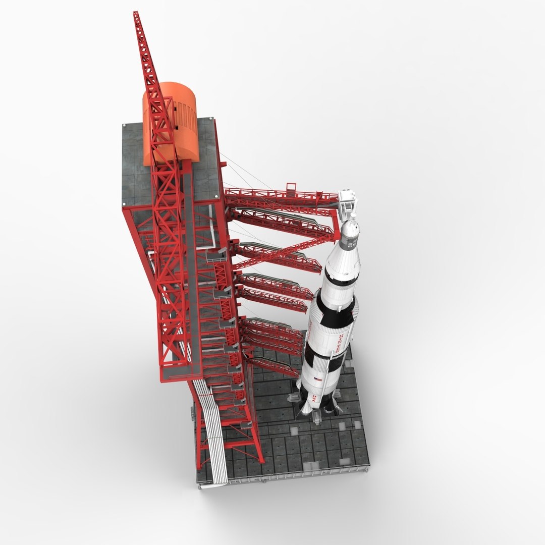 Nasa Crawler Transporter Saturn V 3d Model