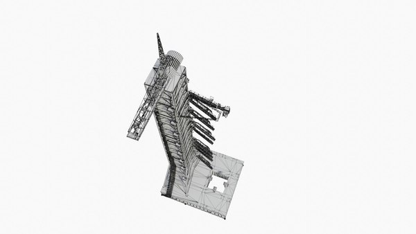 nasa crawler transporter saturn v 3d model