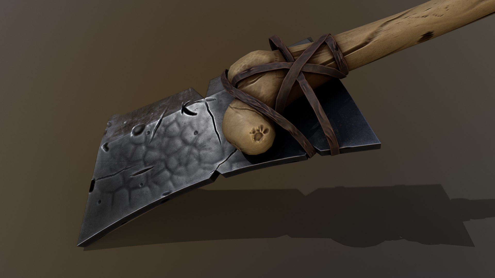 3D Stylized Cleaver GameReady PBR Low-poly 3D model model - TurboSquid ...