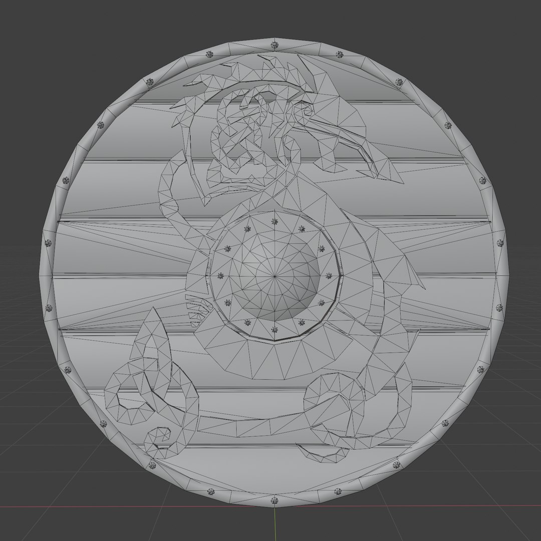 Shield Viking Model - TurboSquid 1542851