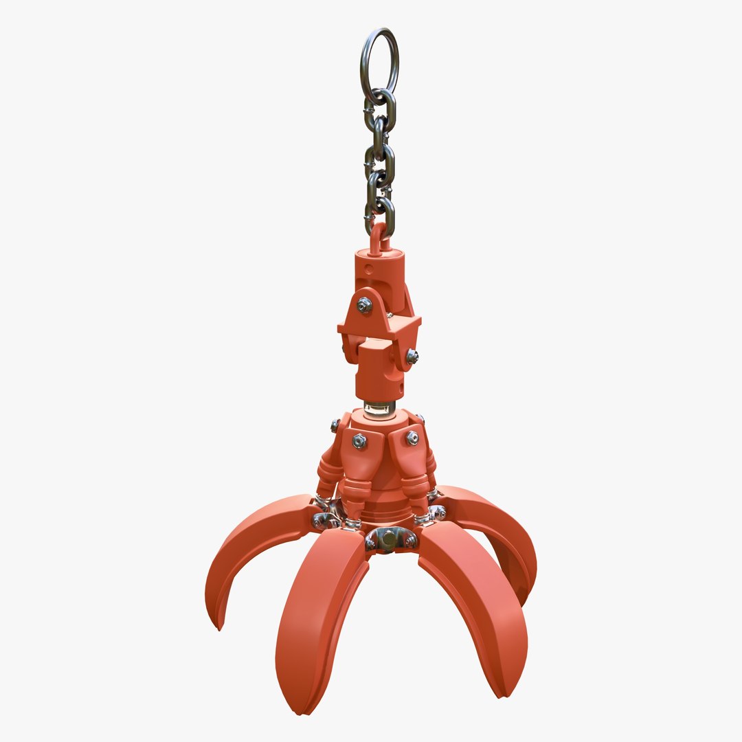 Hydraulic Grab Bucket Scrap M1 3D Model - TurboSquid 2440006