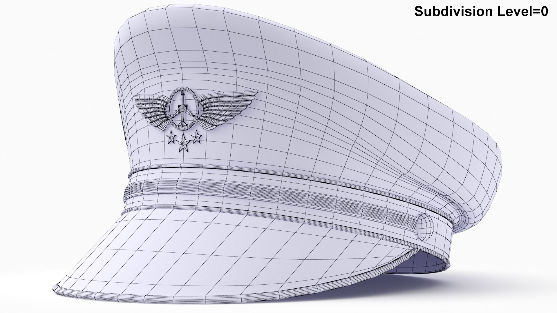 3D Pilot Hat 02 - TurboSquid 2336645