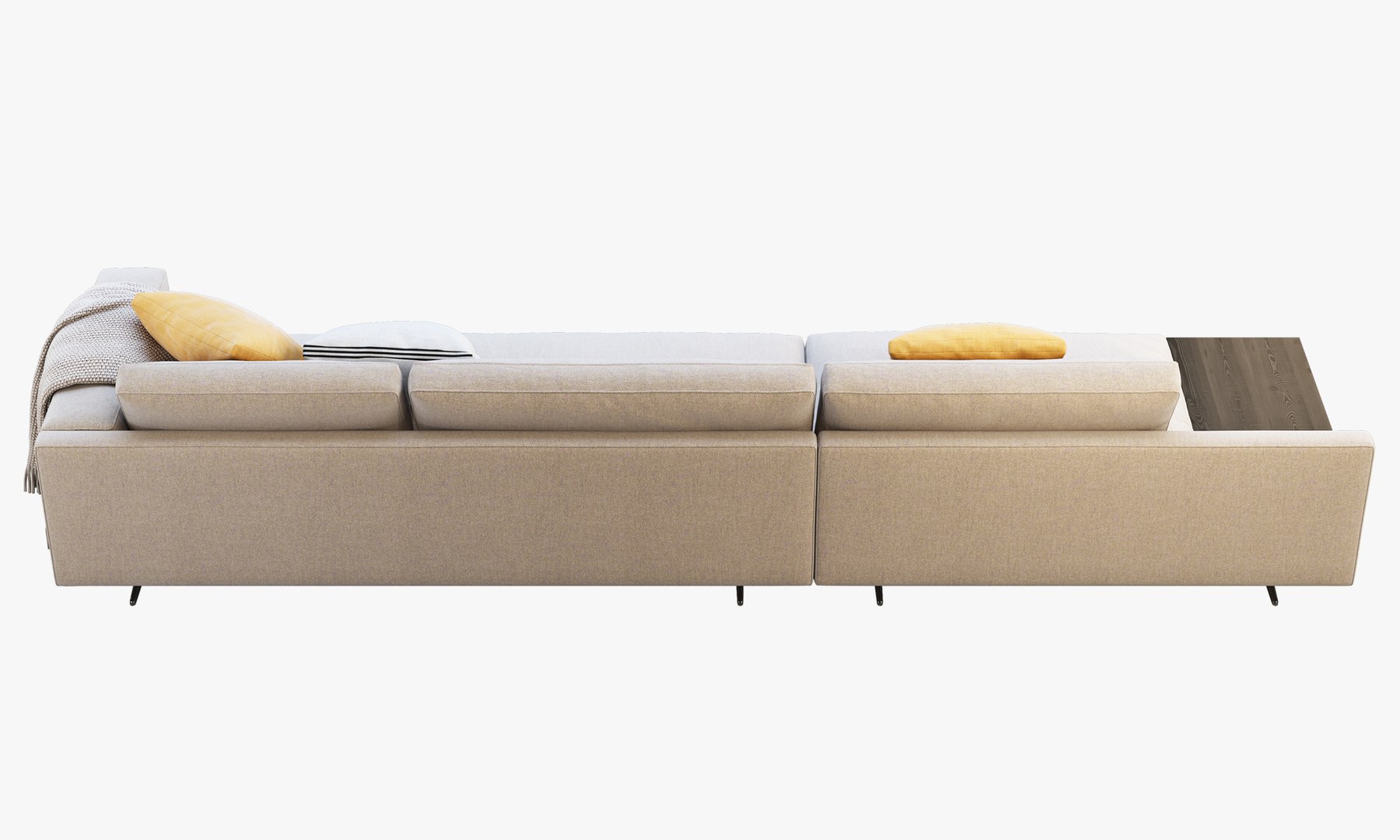 Poliform Mondrian Modular Sofa 3D Model - TurboSquid 1460334