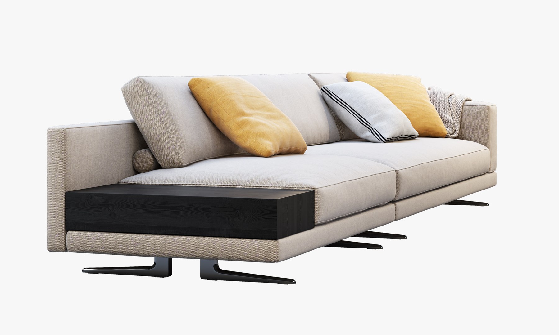 Poliform Mondrian Modular Sofa 3D Model - TurboSquid 1460334