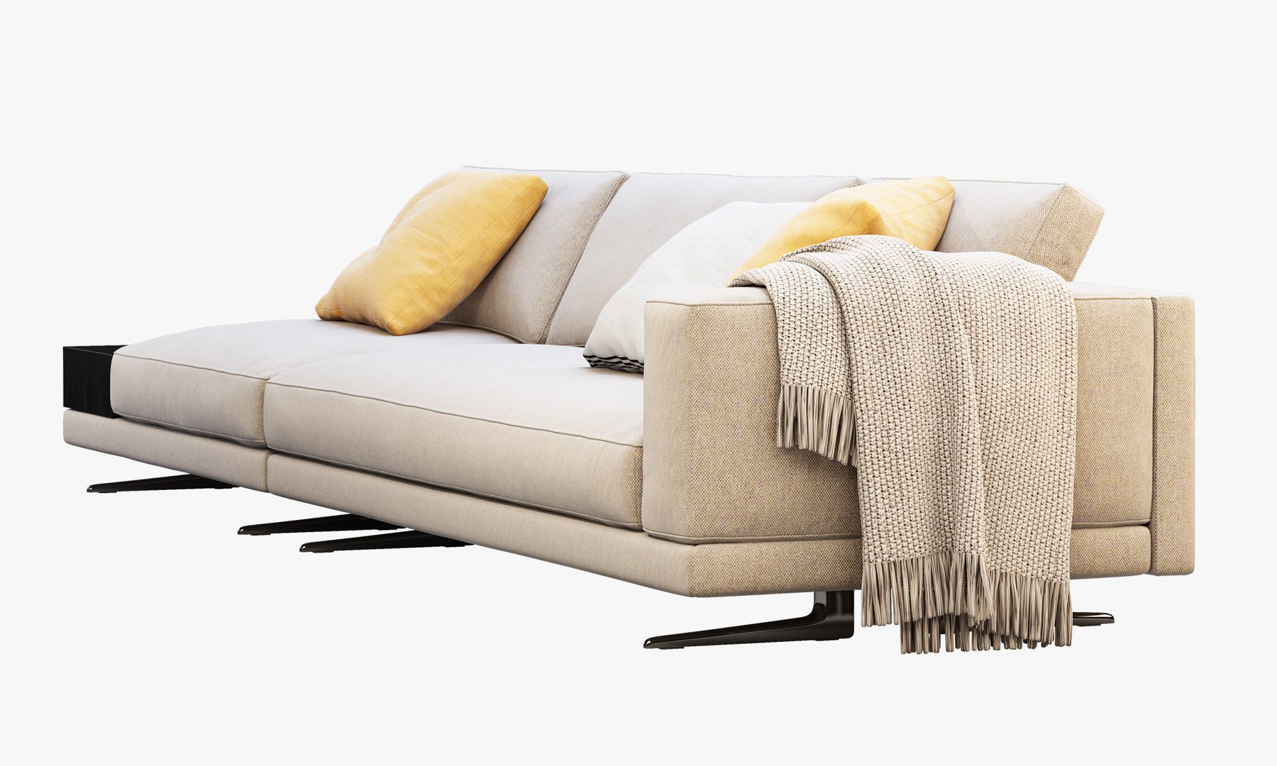 Poliform Mondrian Modular Sofa 3D Model - TurboSquid 1460334