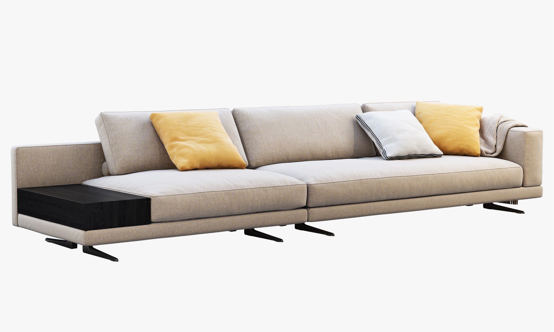 Poliform Mondrian Modular Sofa 3D Model - TurboSquid 1460334