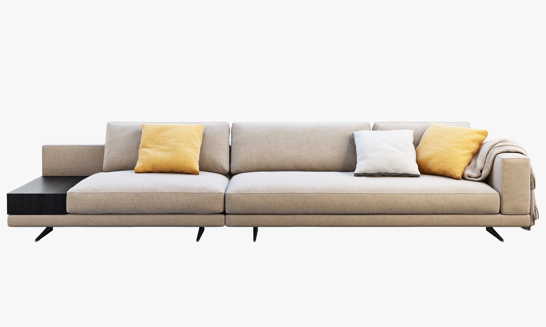 Poliform mondrian modular sofa 3D model - TurboSquid 1460334
