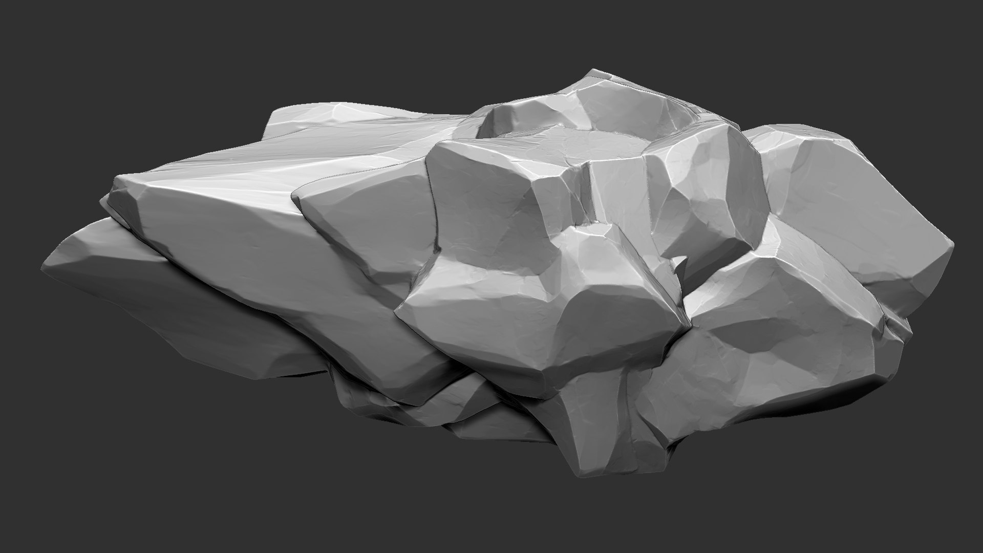 3D Suspended Mountain Zbrush Sculpt Model - TurboSquid 2063720