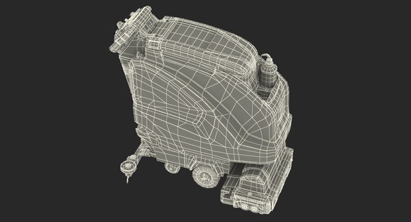 3D model industrial floor cleaning machine - TurboSquid 1364877