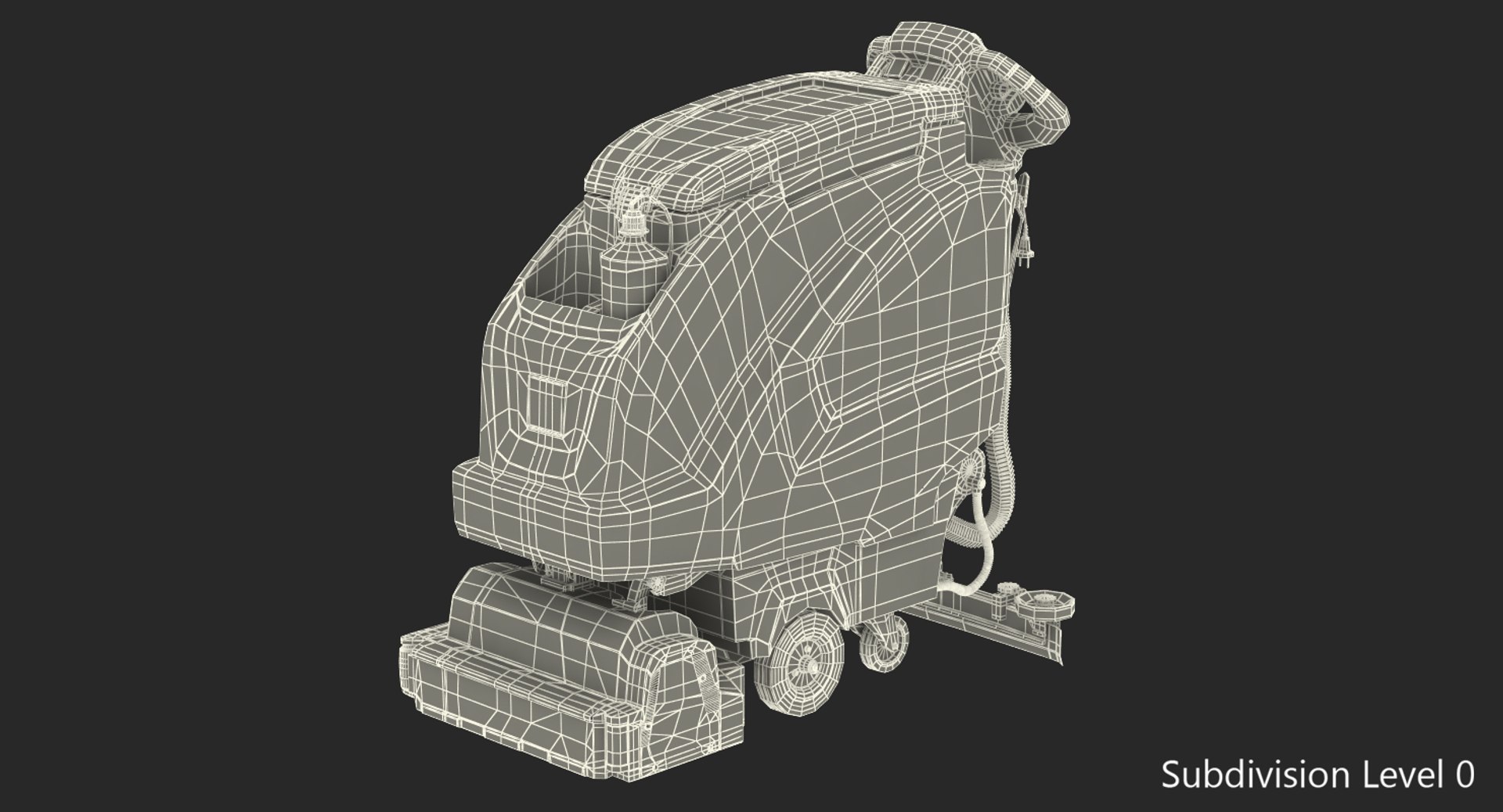 3D model industrial floor cleaning machine - TurboSquid 1364877
