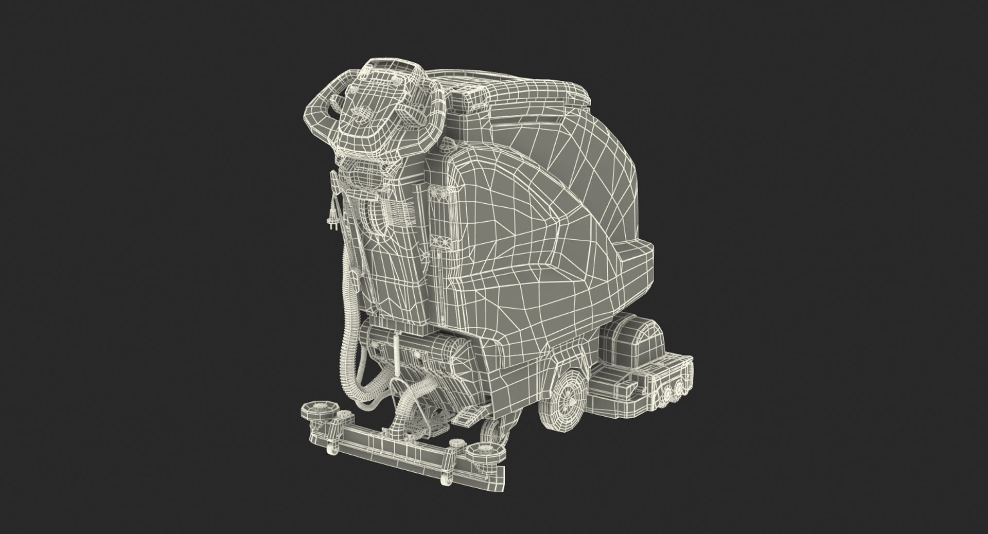 3D model industrial floor cleaning machine - TurboSquid 1364877