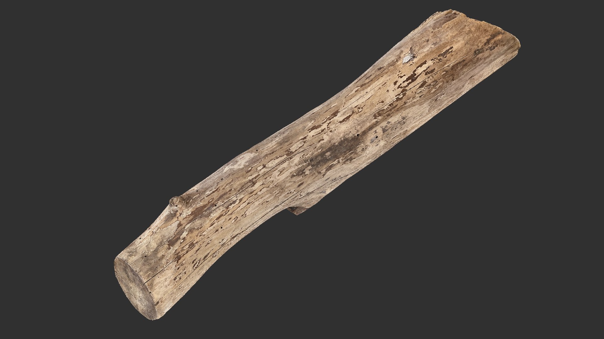 A Length Of Wood 3d Scan In Highpoly Model - TurboSquid 2202699