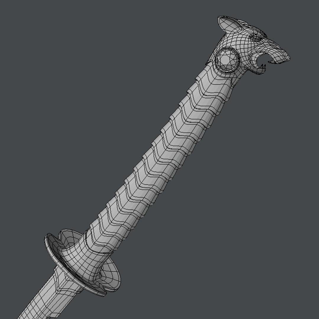 Max Fantasy Sword Rat Head