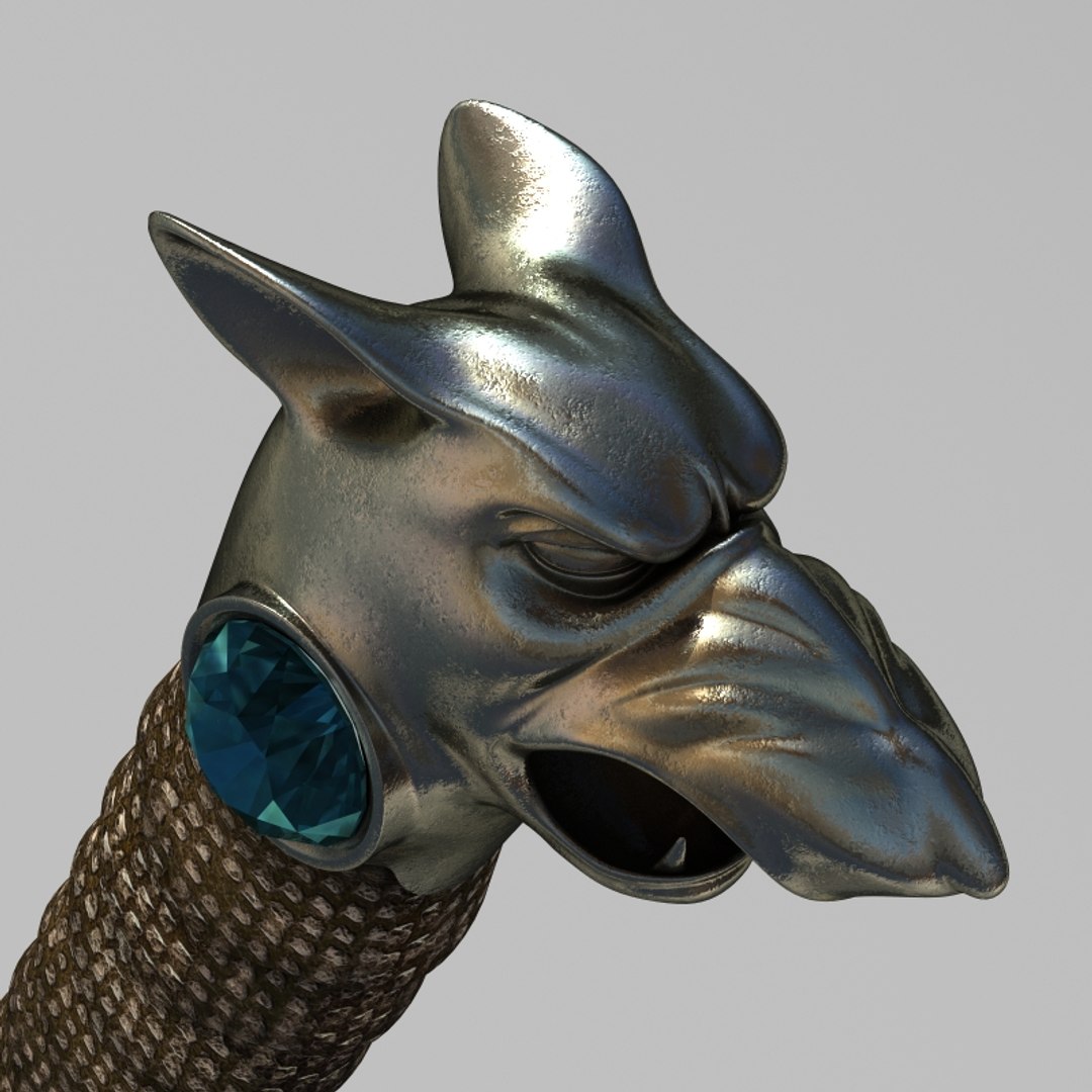 Max Fantasy Sword Rat Head
